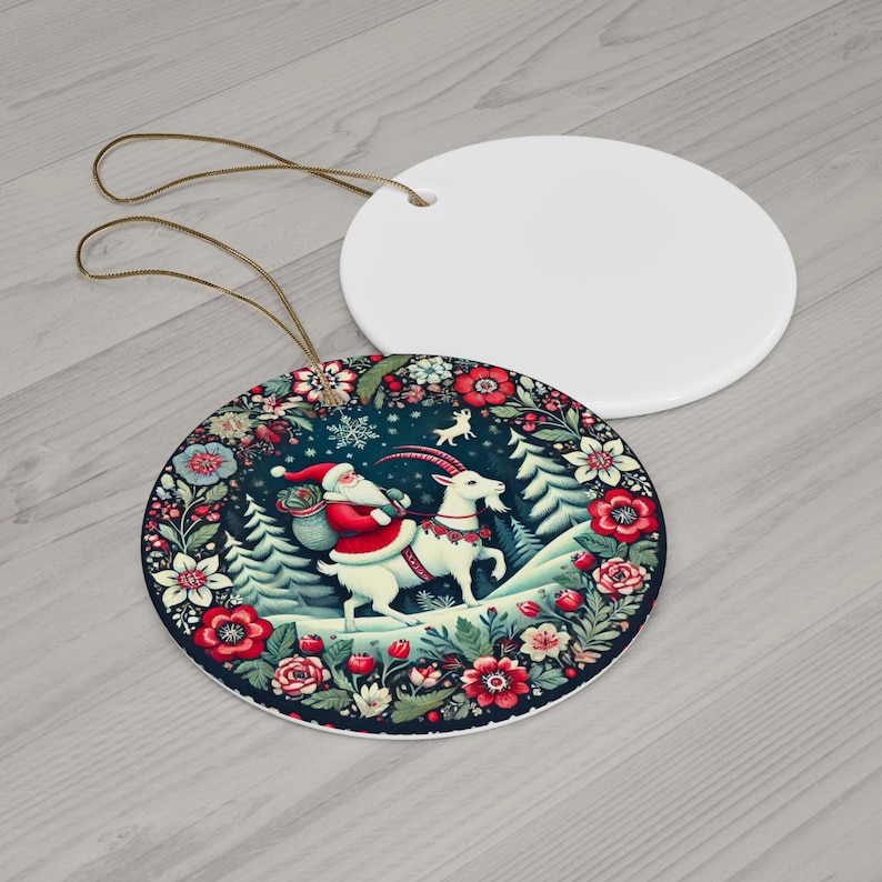 Scandinavian Yule Goat Ornament, Christmas Folk Art Swedish Folk Art ...