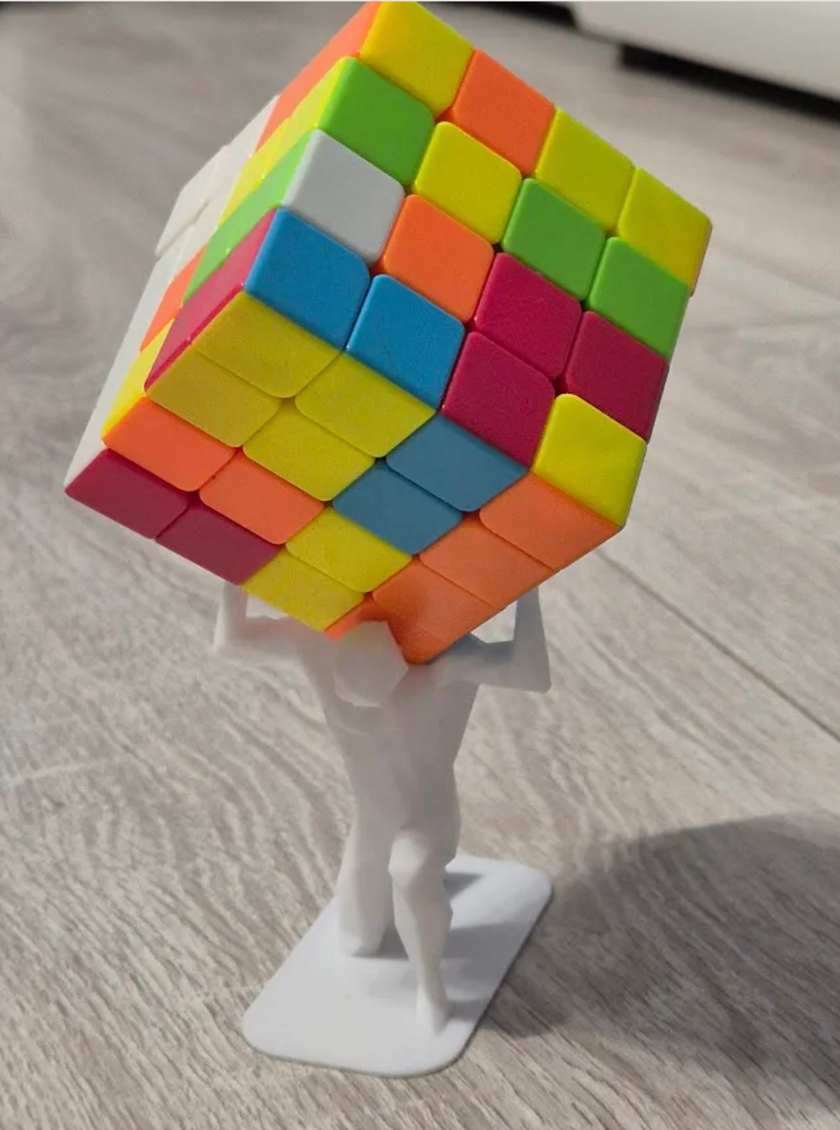 Atlas Statue Rubiks Cube Holder Rubix Cube Gift Rubix Cube Stand ...
