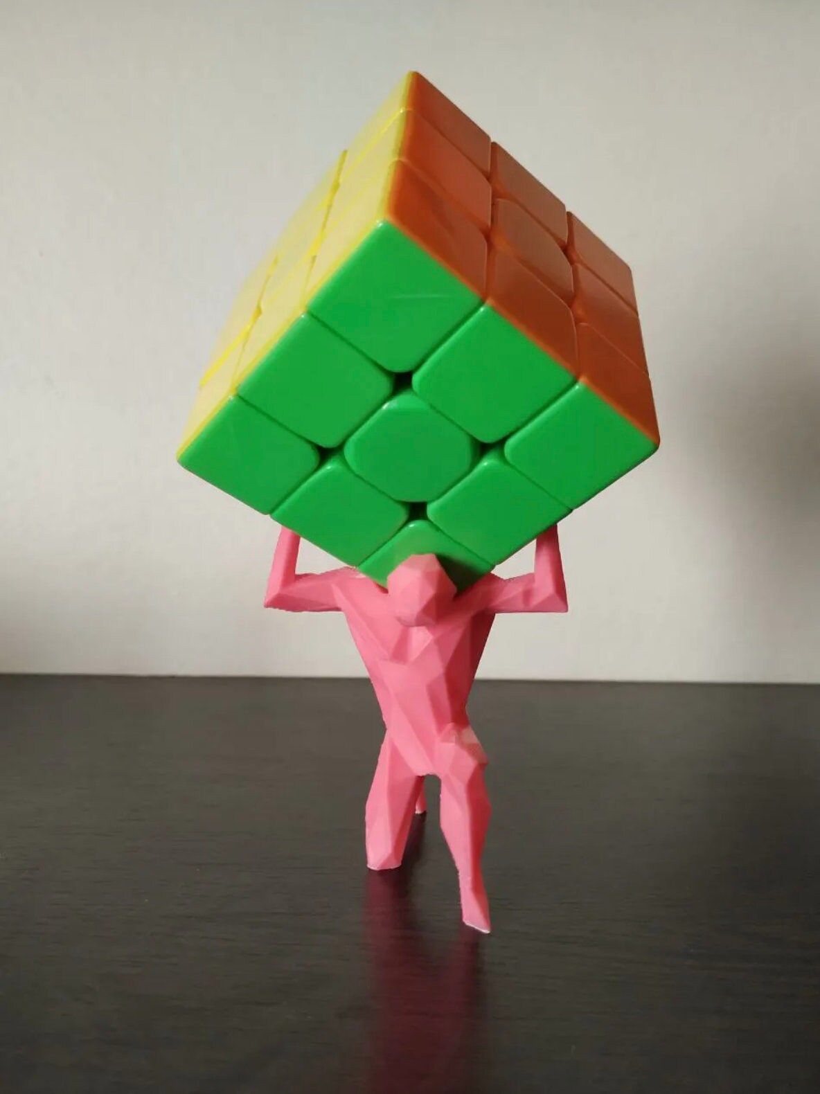 Atlas Statue Rubiks Cube Holder Rubix Cube Gift Rubix Cube Stand ...