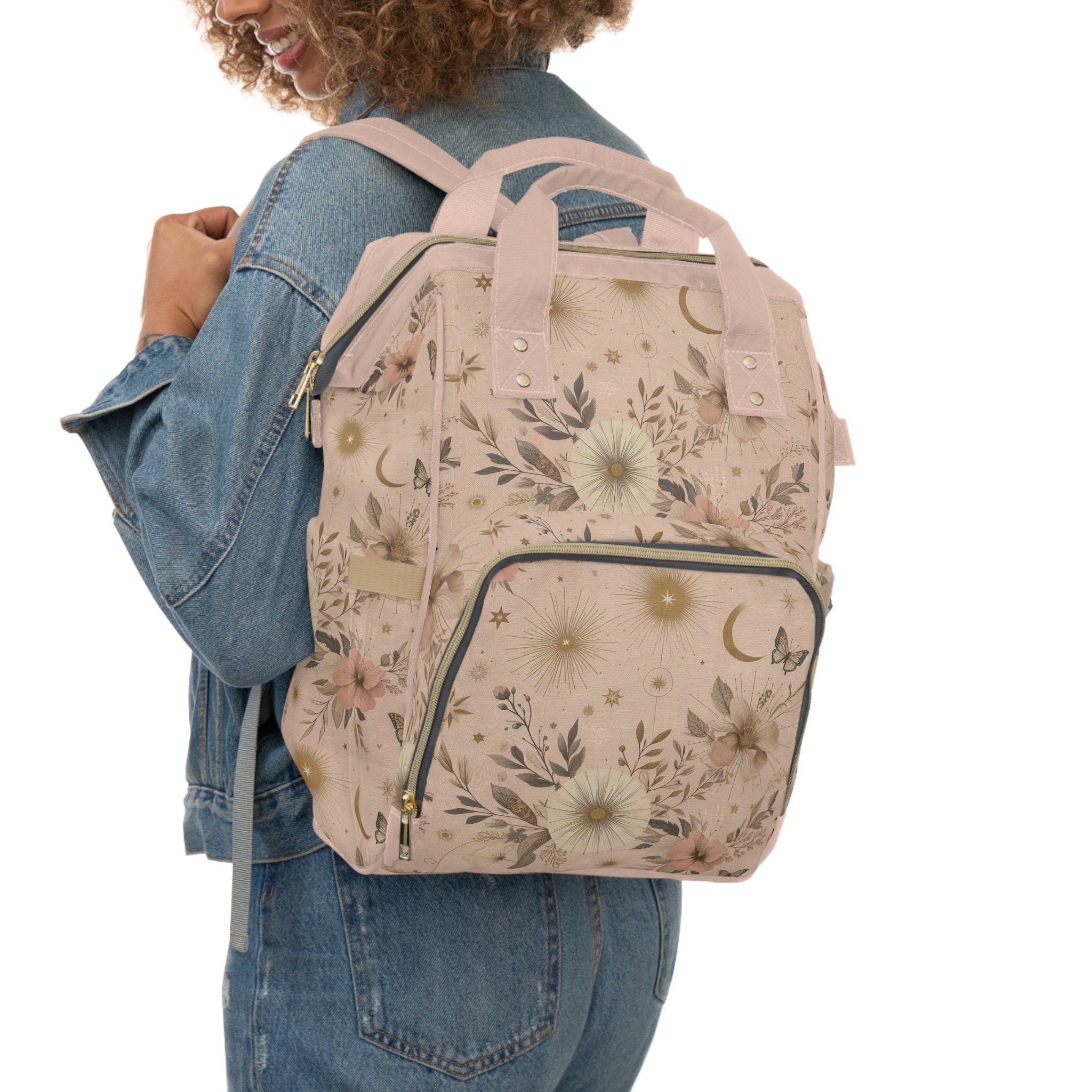 Vintage Butterfly Celestial Diaper Backpack - Etsy