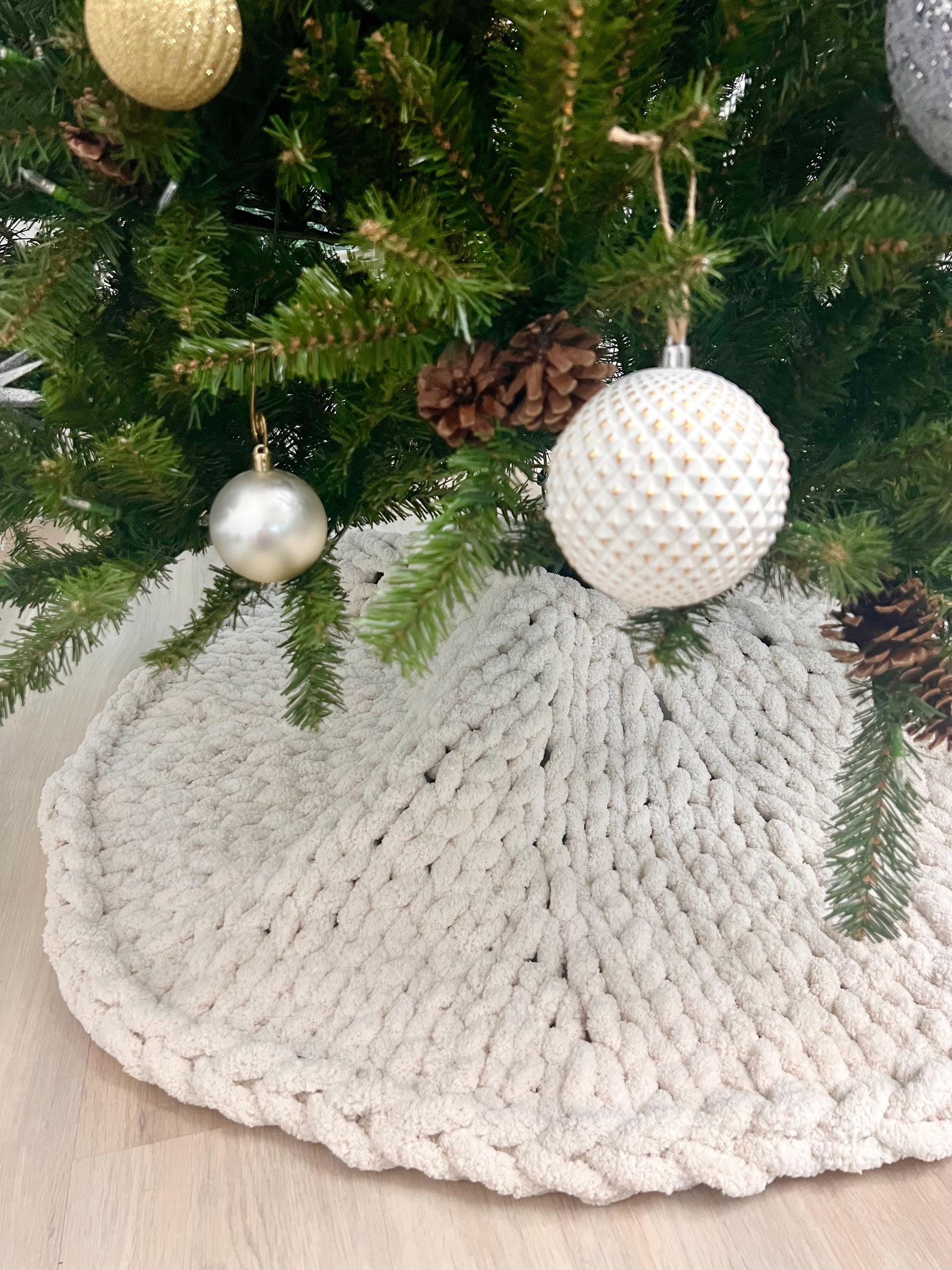 Chunky Knit Tree Skirt - Etsy