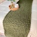 Chunky Knit Bed Runner - Etsy