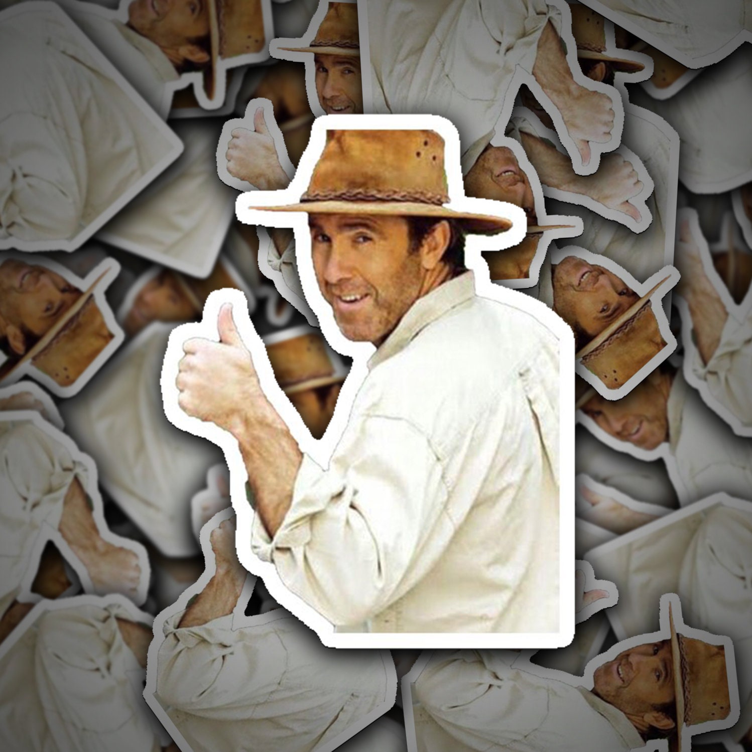 Russell Coight Thumbs up Vinyl Sticker Aussie Funny Meme - Etsy