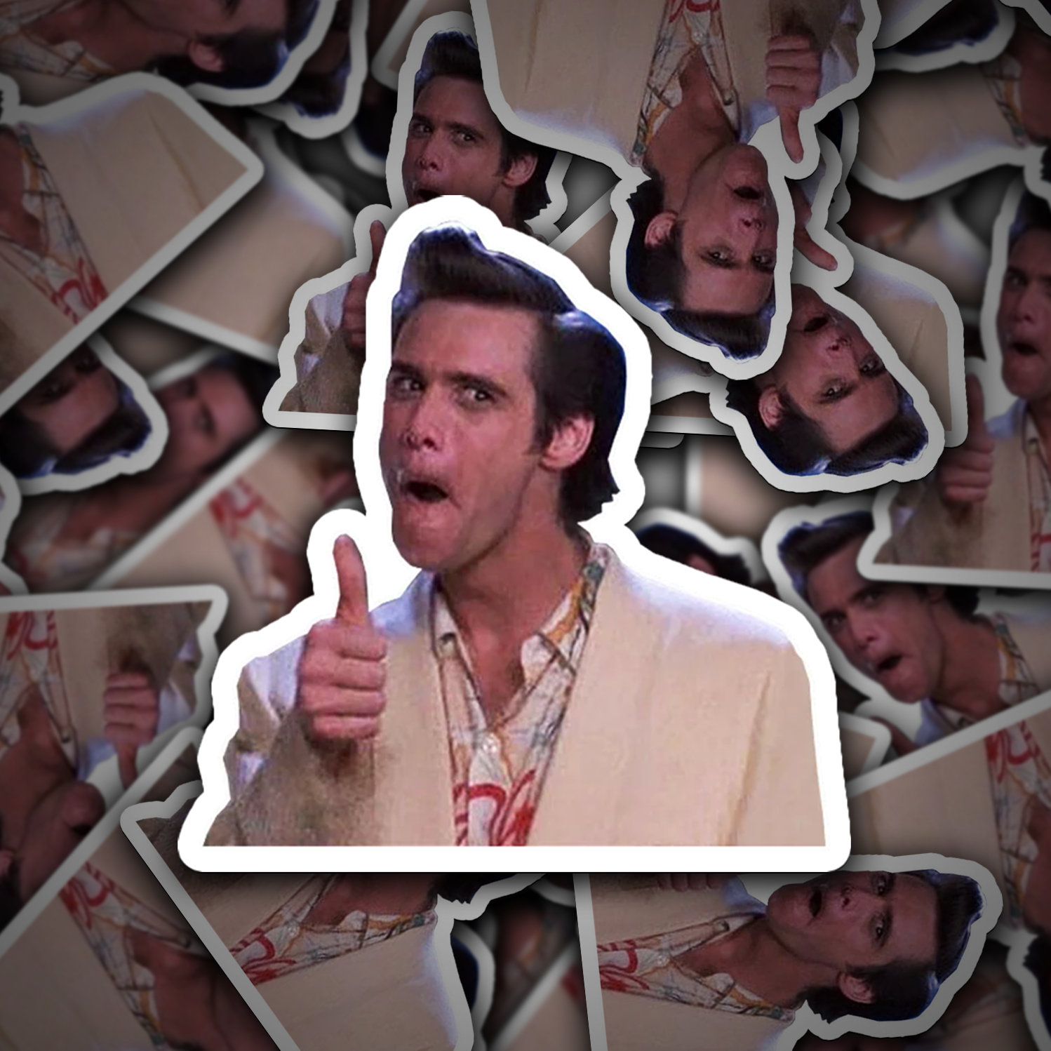 Ace Ventura Thumbs up Vinyl Sticker Car Truck Decal Cool Aussie Yeah ...