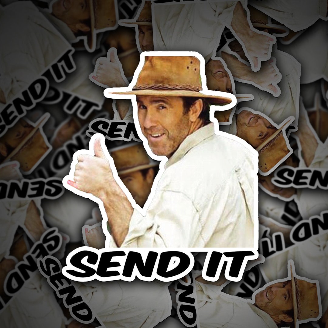Russell Coight Send It Vinyl Sticker Aussie Funny Meme Bogan - Etsy