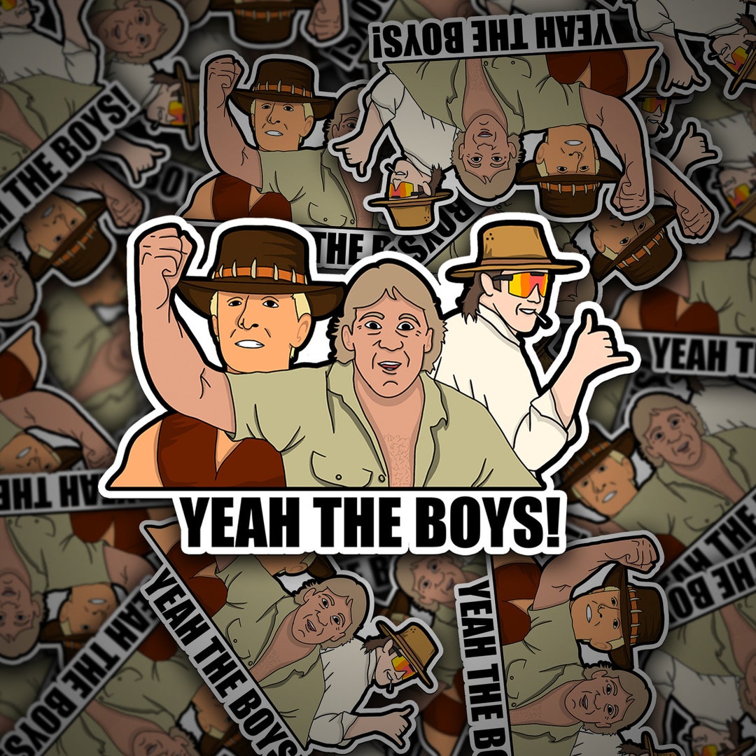 The Full Squad Vinyl Sticker Aussie Funny Meme Bogan Australia 4x4 4WD Legend Russell Coight ...