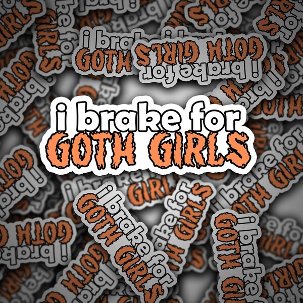Goth Girls Car Sticker - Etsy