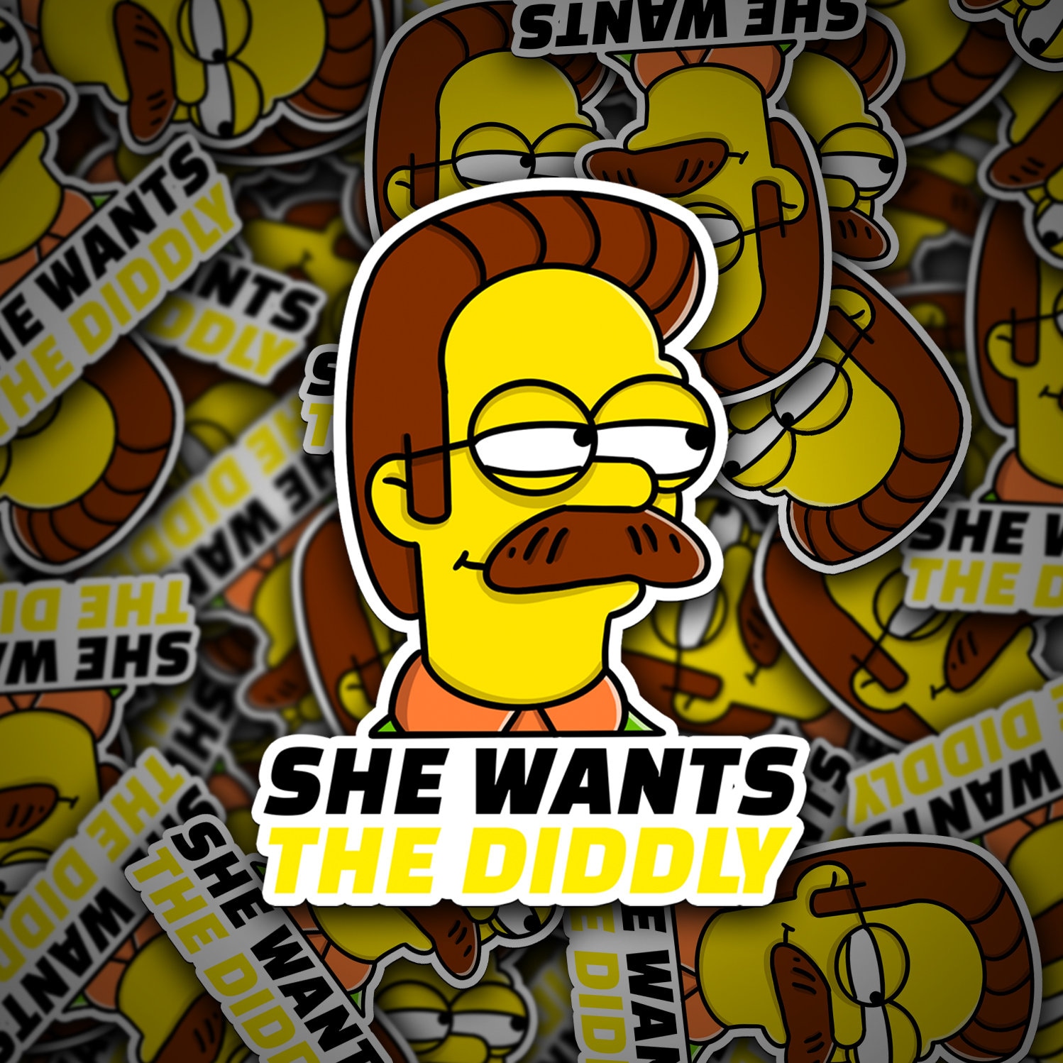 She Wants the Diddly Narrow Eyes Vinyl Sticker Australia Funny - Etsy