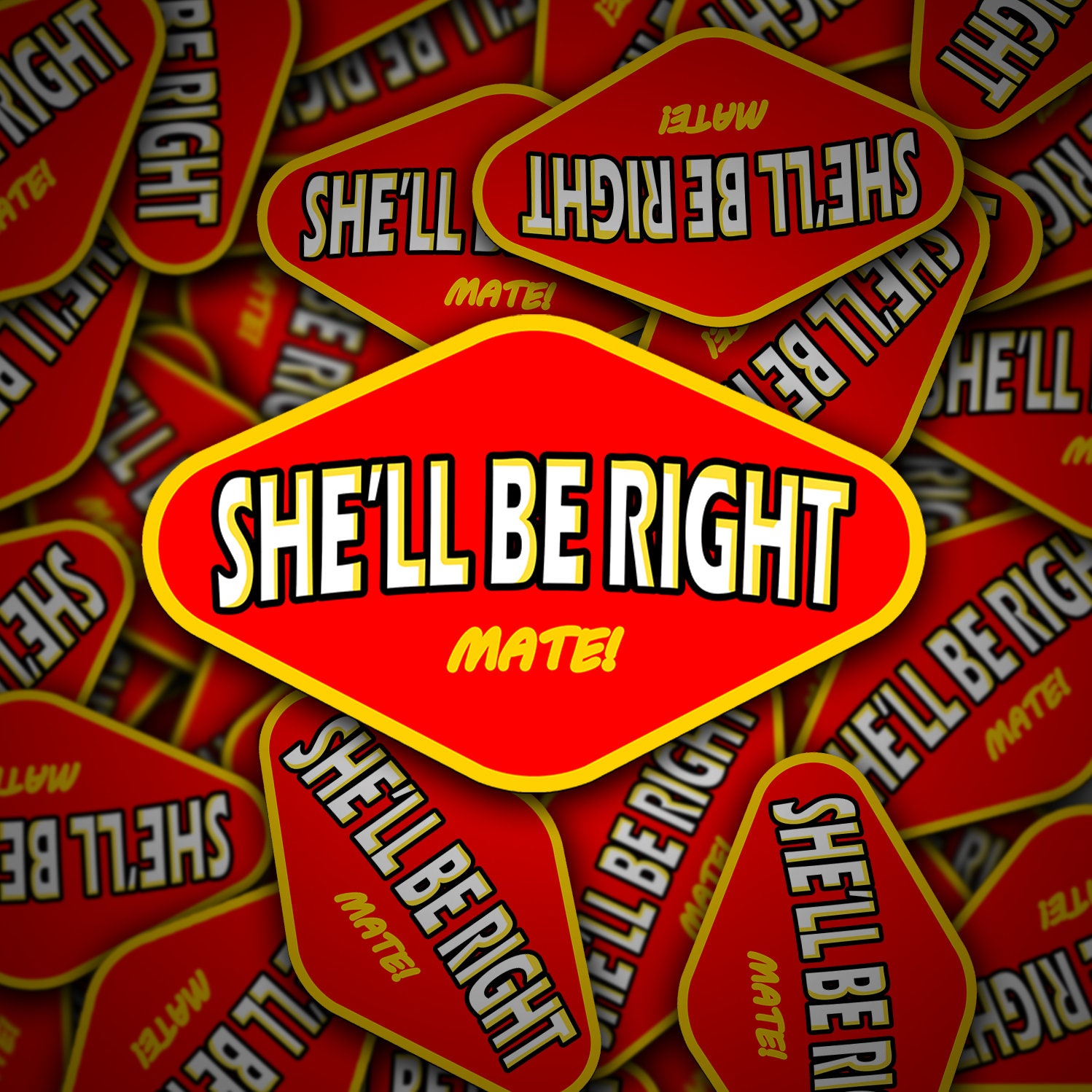 Vegemite She'll Be Right Vinyl Sticker Car Decal Cool - Etsy