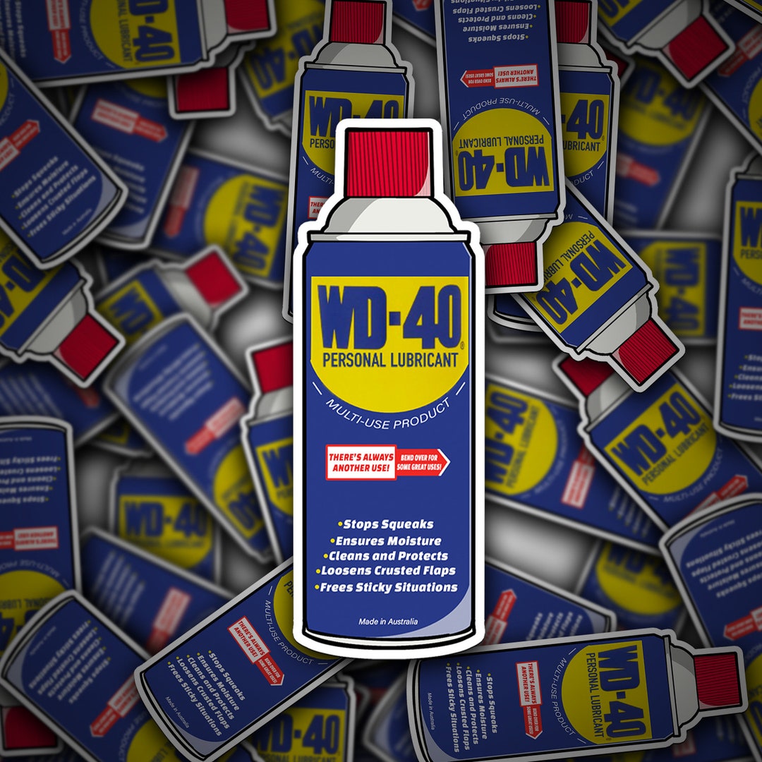 WD40 Personal Lube Vinyl Sticker Car Truck Decal Cool Funny Aussie Meme ...