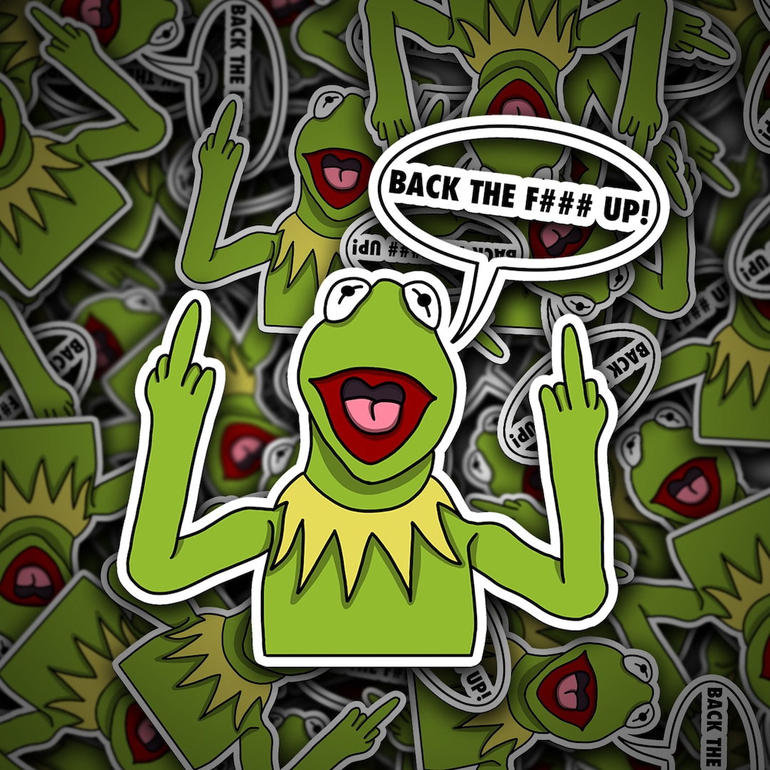 Kermit Tailgate Vinyl Sticker Car Truck Decal Funny Aussie - Etsy