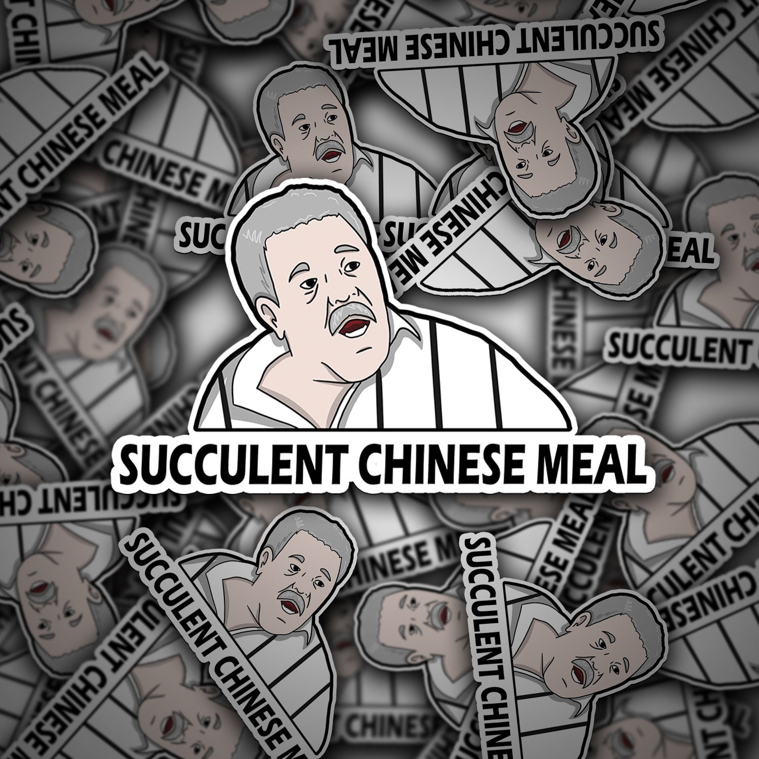 Succulent Chinese Meal Vinyl Sticker Aussie Funny Meme Bogan - Etsy