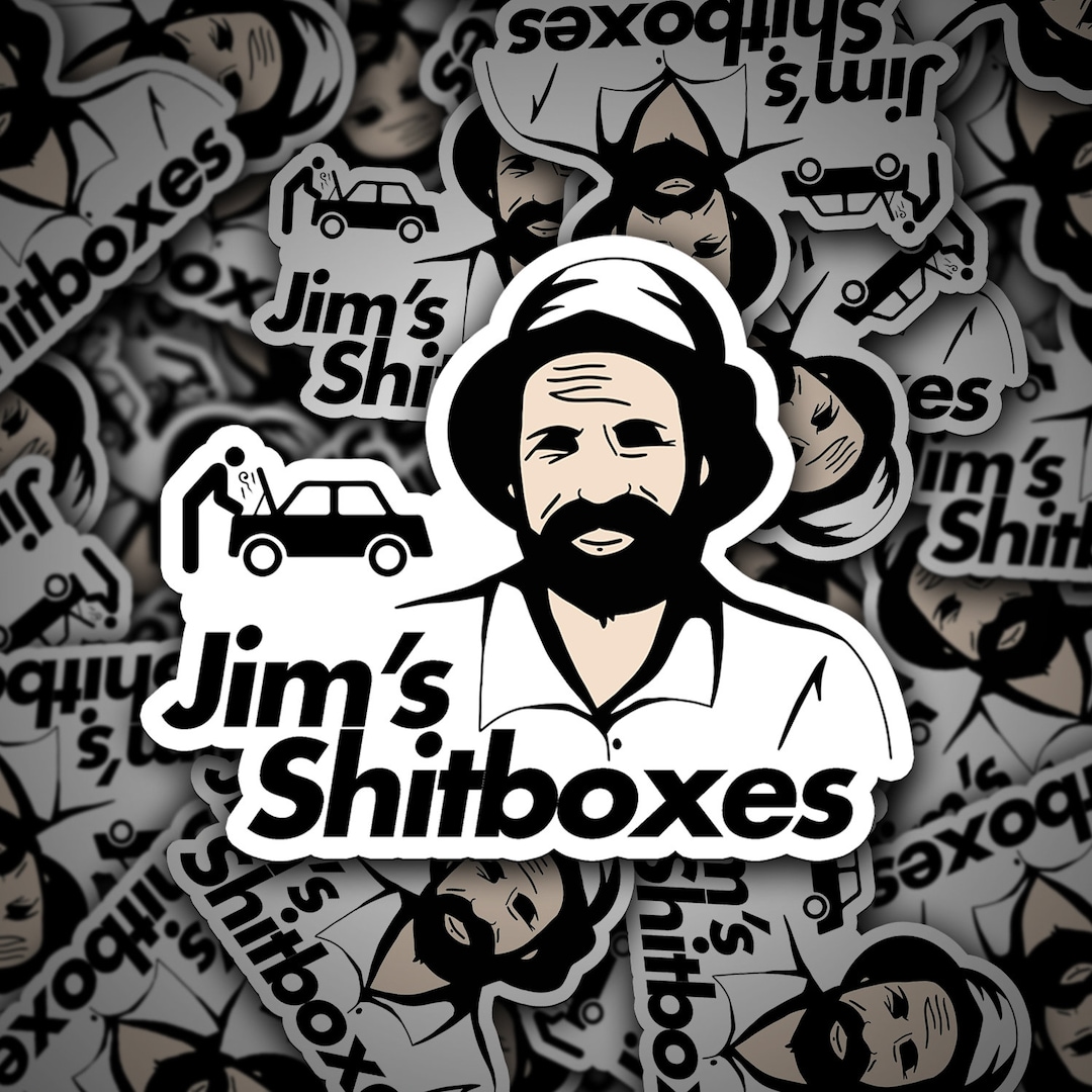 Jims Shitboxes Vinyl Sticker Aussie Funny Meme Bogan Australia 4x4 4WD ...