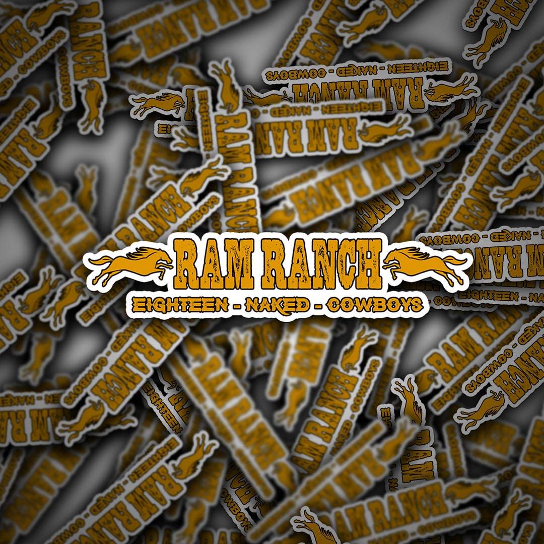 Ram Ranch Vinyl Sticker Car Decal Cool Funny Aussie Hooning Bogan V8 ...