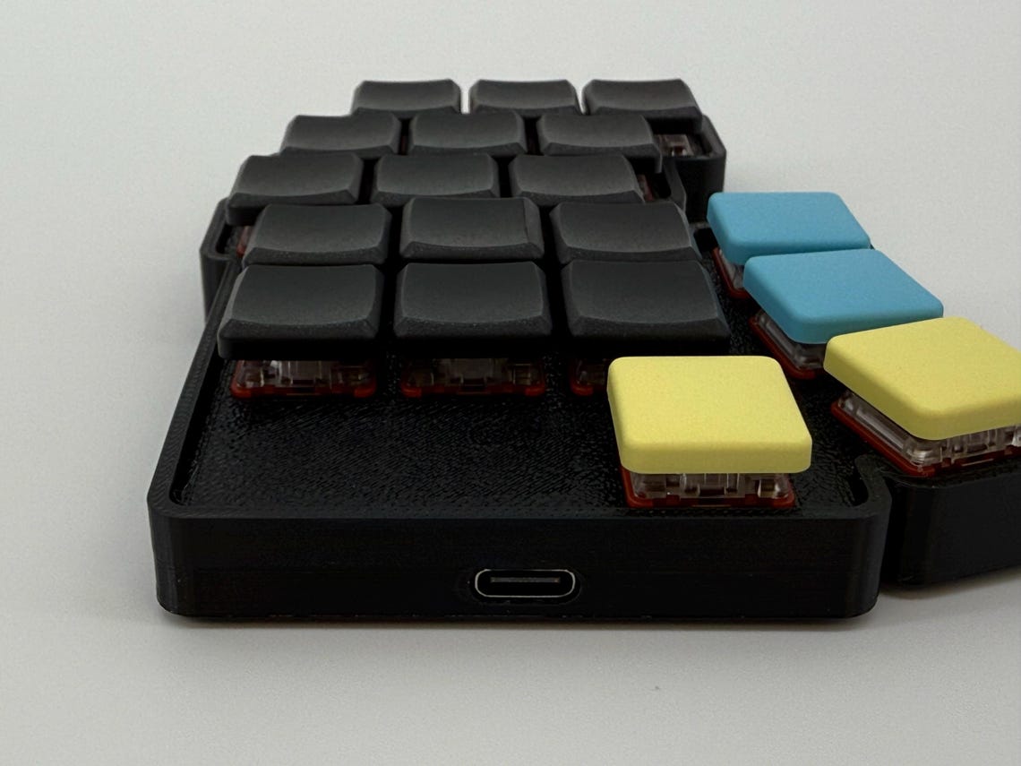 Ampi Corne - Custom Handwired Split Corne Style Keyboard Fully Assembled Remappable Programmable ...