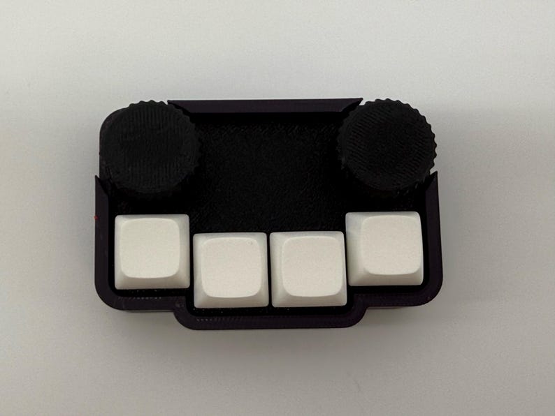 Ampi Macropad - 4 Key 2 Rotary Encoder Knob Hotswap Mechanical Keyboard ...