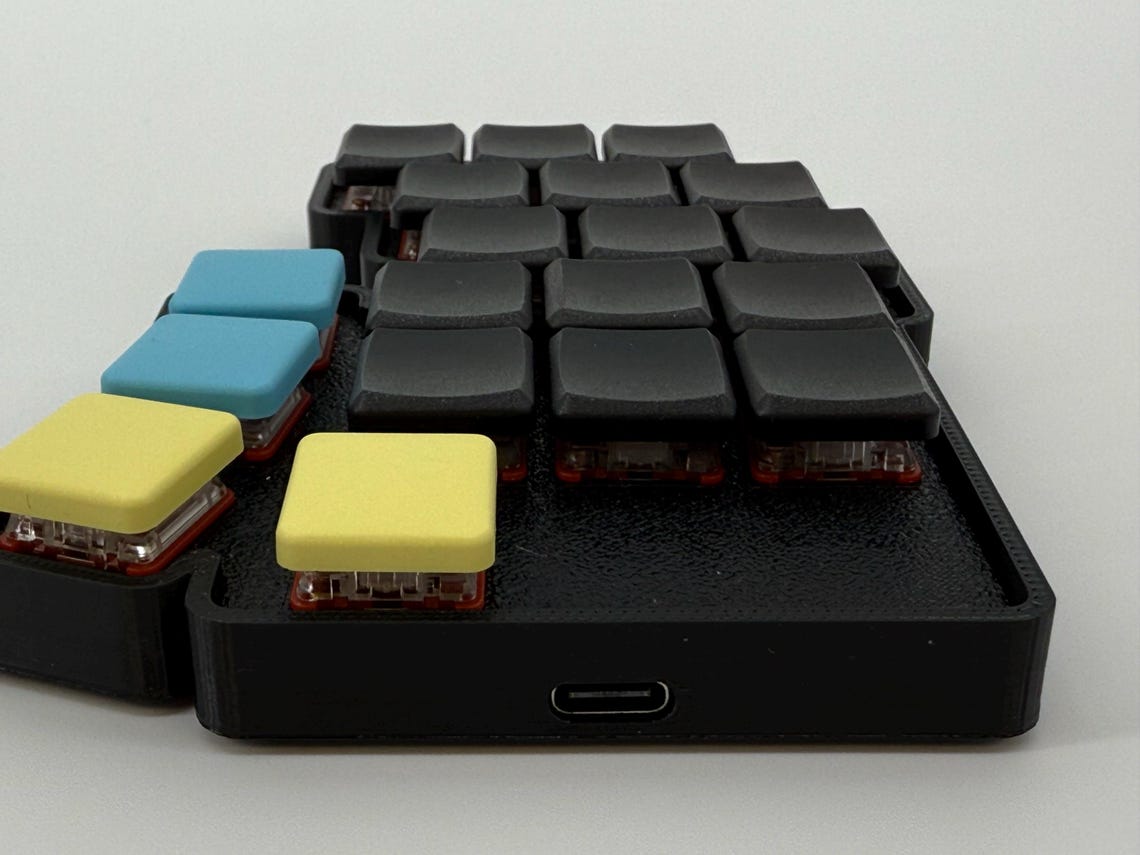 Ampi Corne - Custom Handwired Split Corne Style Keyboard Fully Assembled Remappable Programmable ...