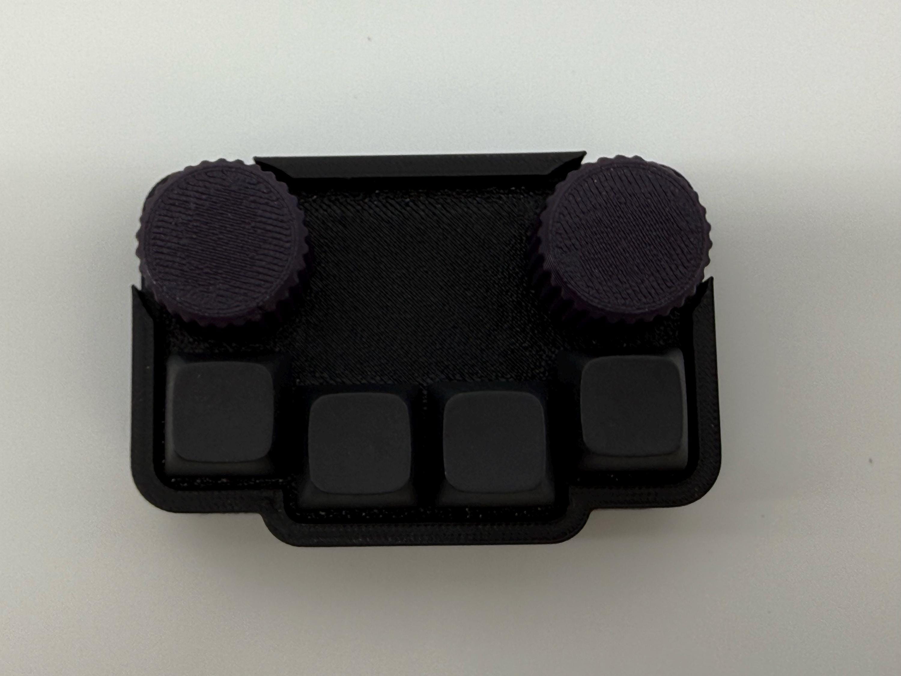 Ampi Macropad - 4 Key 2 Rotary Encoder Knob Hotswap Mechanical Keyboard ...