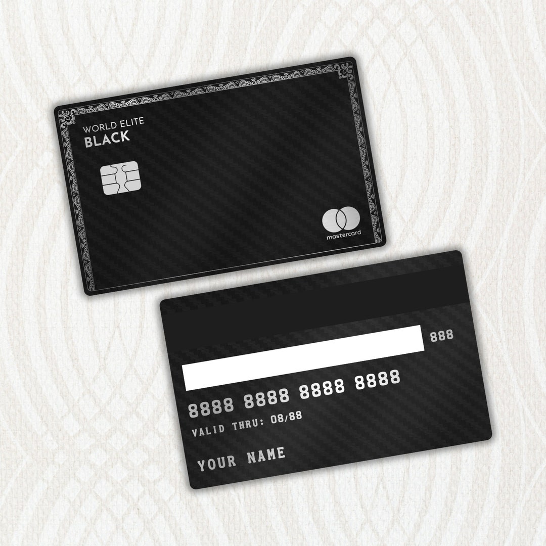 DIY Custom Carbon Fiber Metal Credit Card - Convert Your Existing ...