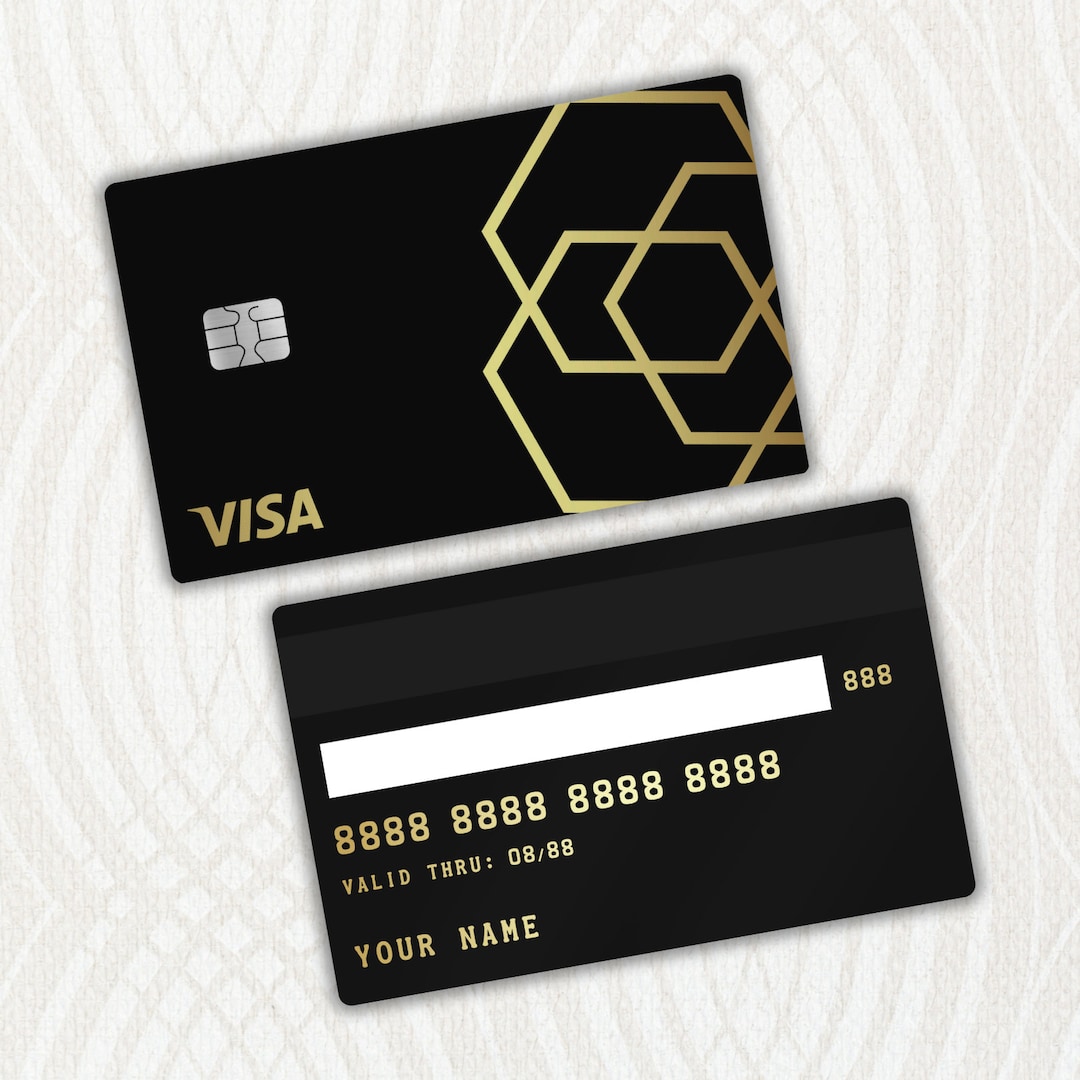 DIY Custom Luxury Hex Metal Credit Card - Etsy