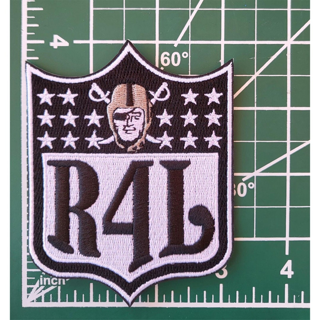 Las Vegas Raiders Raider for Life Iron on Embroidered Patch - Etsy