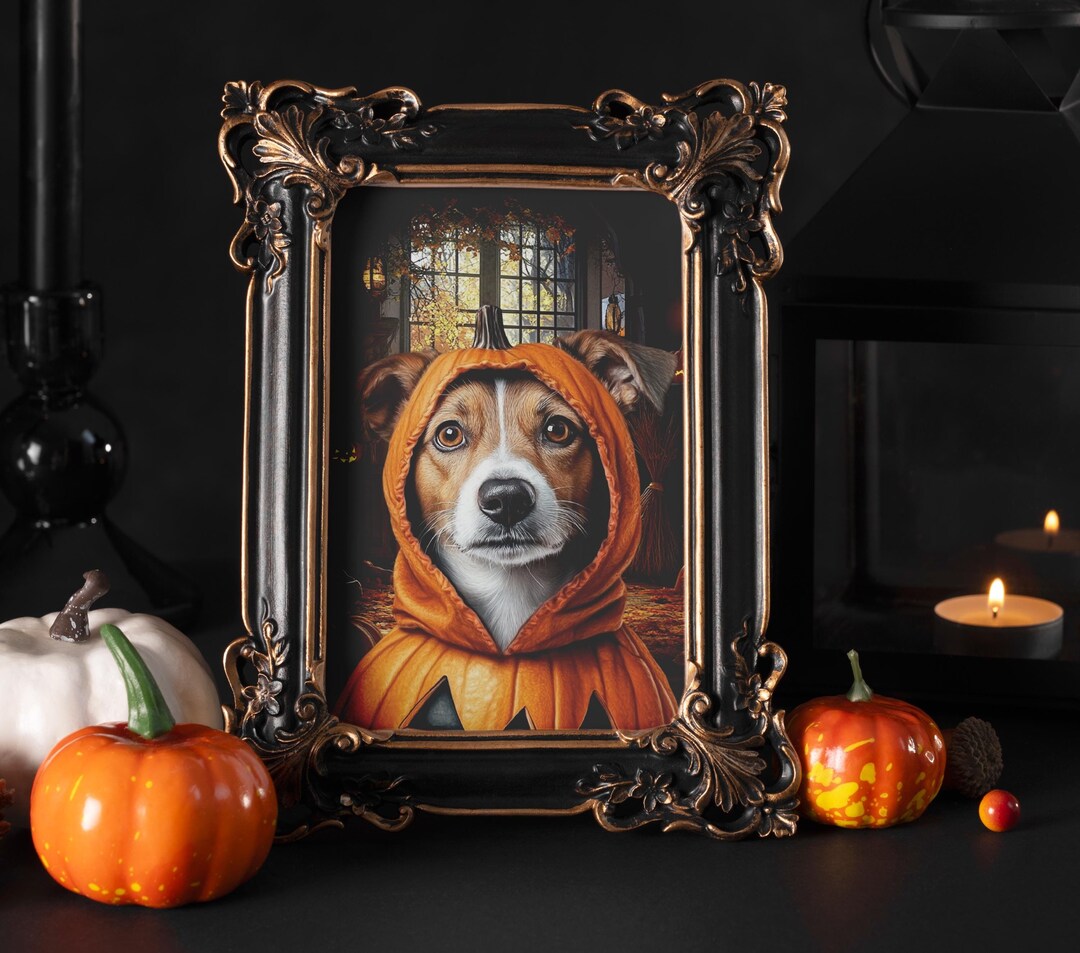 Custom Dog Portrait, Scary Pet Portrait From Photo, Funny Pet Portrait ...