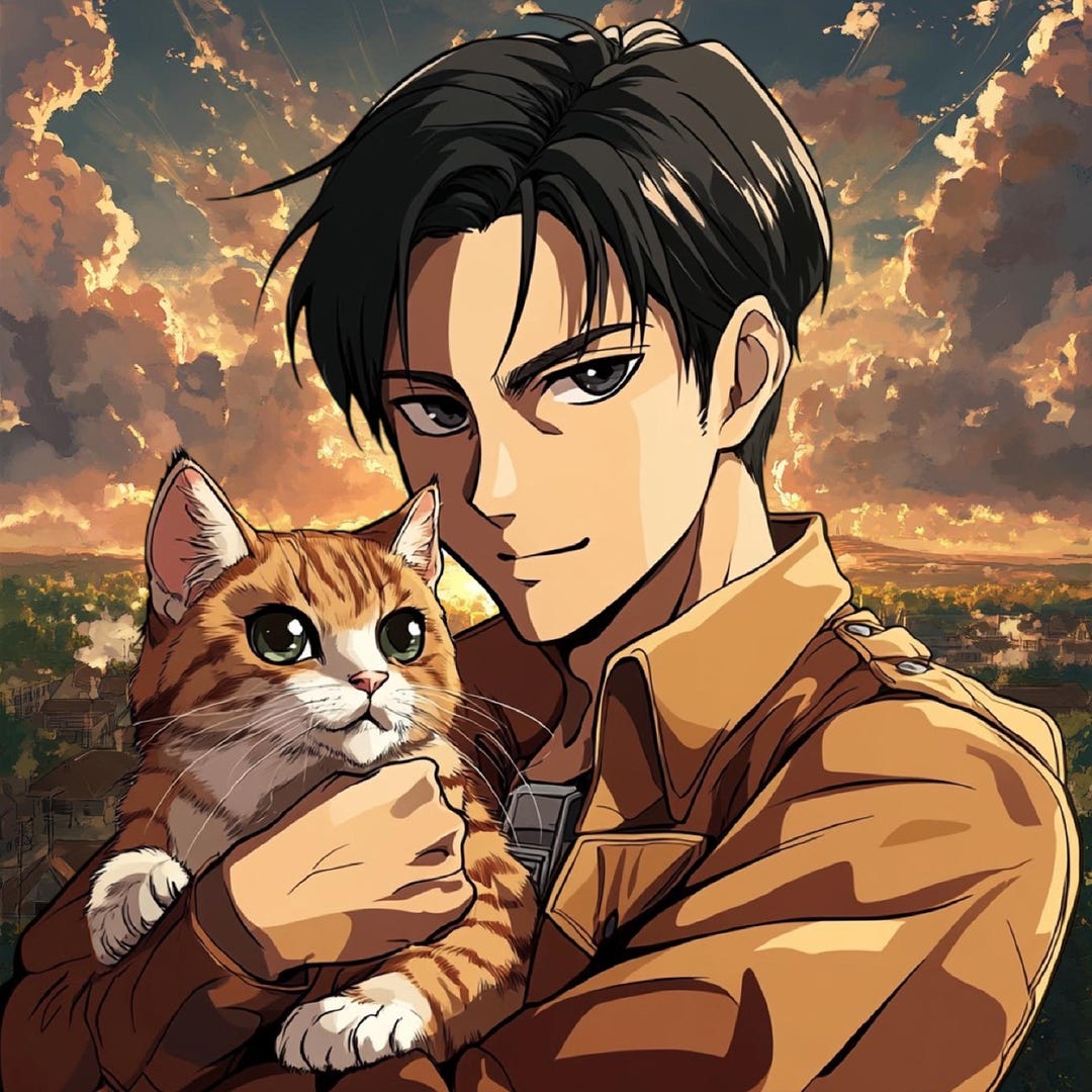 Custom Anime Pet Portrait, Cat Anime Portrait, Pet Drawing, Pet Anime ...