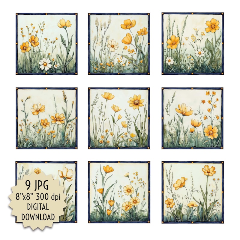 Square Mural Tiles - Etsy
