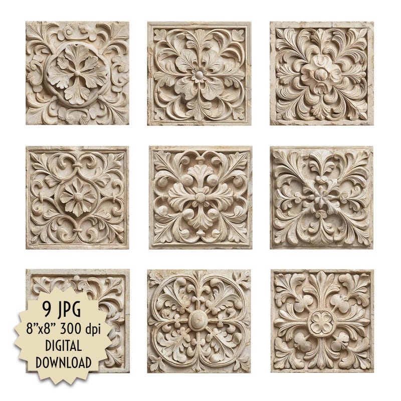 Gothic Tiles - Etsy