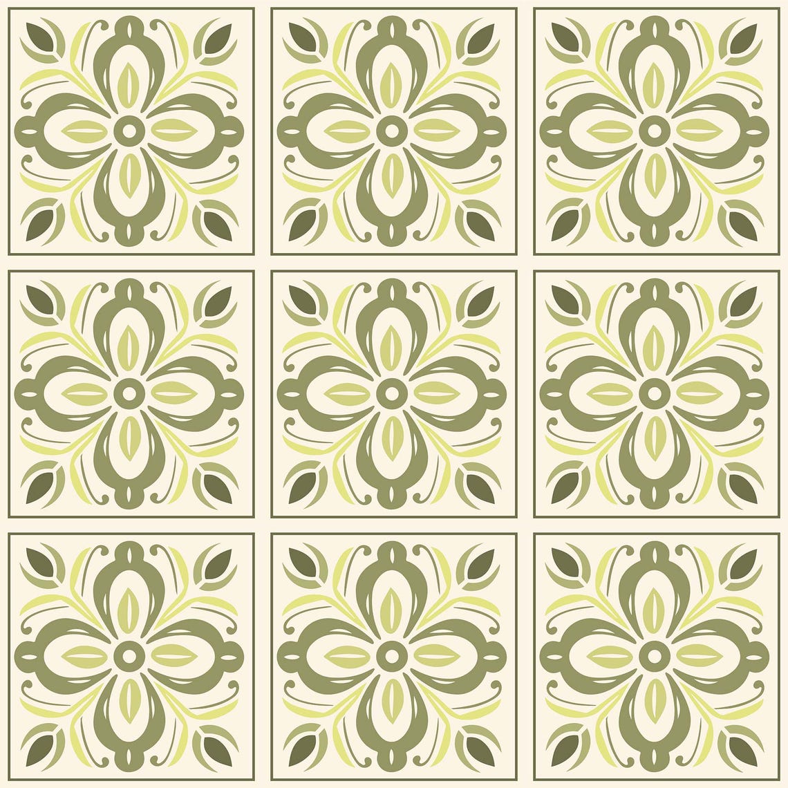 Pastel Colors Geometric Tile Drawing Vector Pattern Mosaic Spanish ...