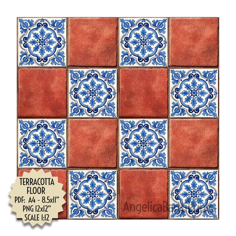Terracotta Tiles - Etsy