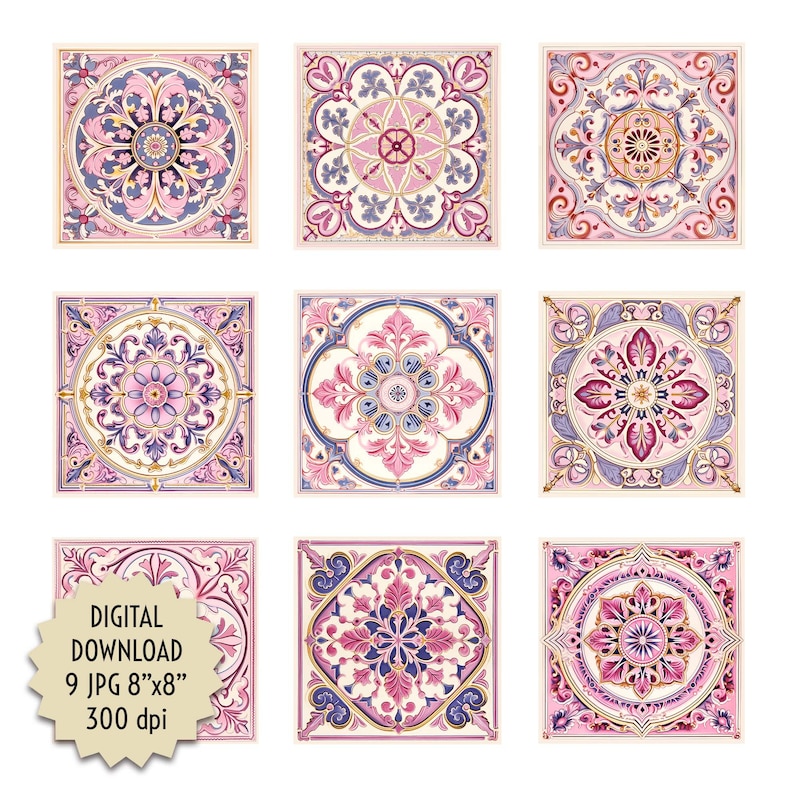 Antique French Tiles - Etsy
