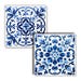 Blue Mediterranean Spanish Tile Designs, Printable Wall Art, Digital ...