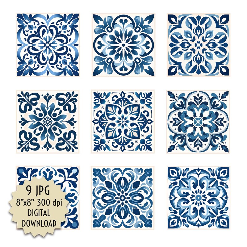 8x8 Handmade Tiles - Etsy UK