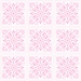 Pink Tile, White Background, SVG, Square, Geometric, Floral Pattern ...