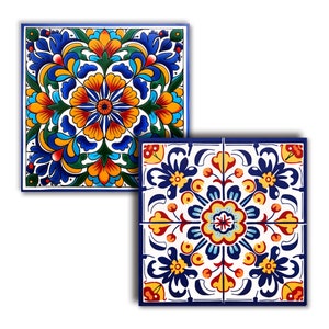 Bundle Mexican Style Tiles Colorful Clipart. Decoration DIY Crafts ...