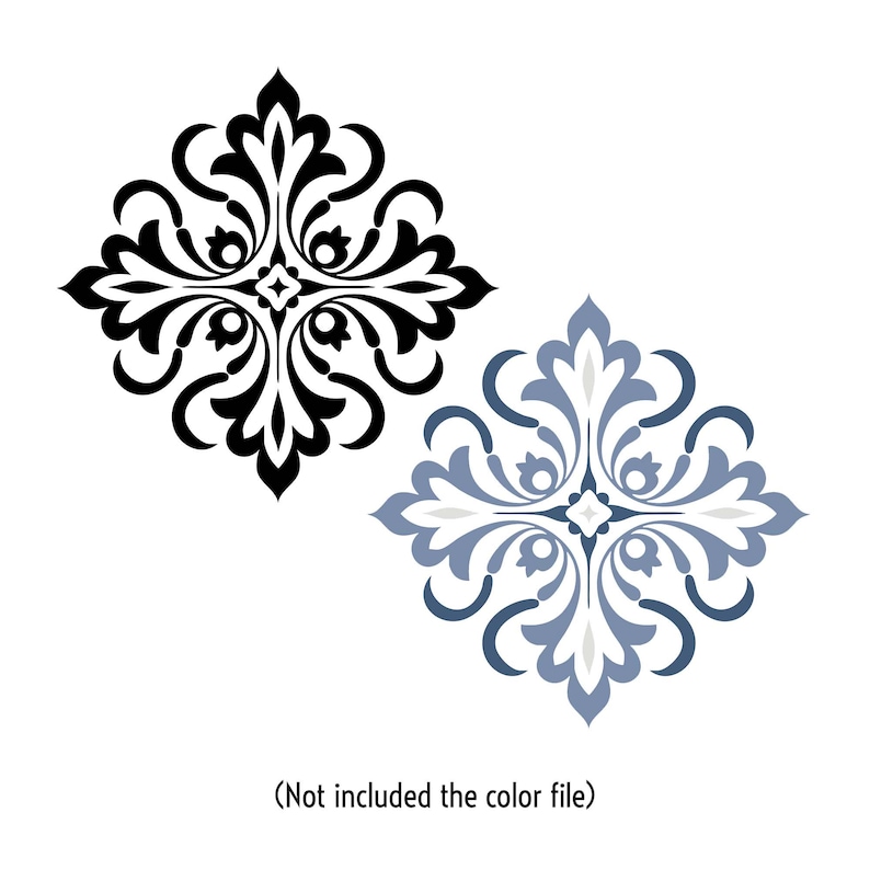 Arabesque Vector Design Set, SVG PNG, Ornamental Patterns, Printable ...
