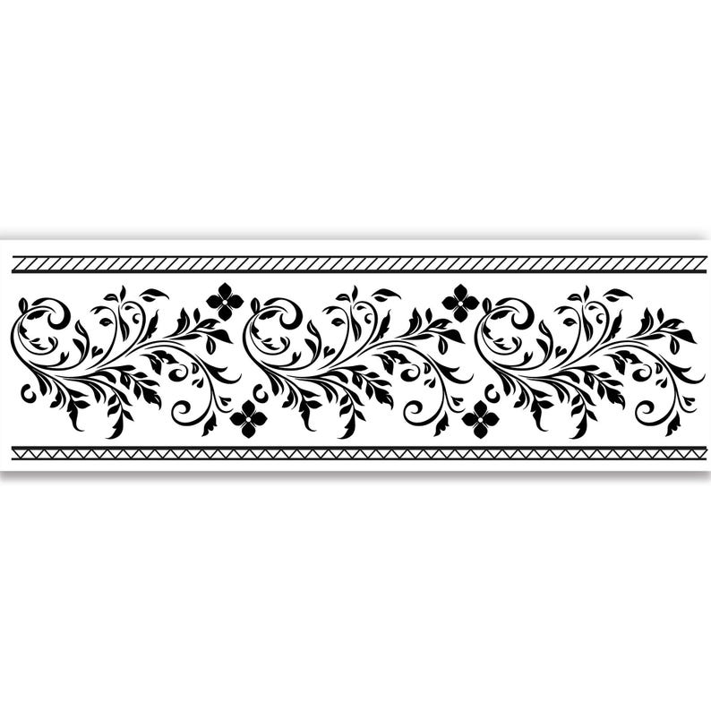 Floral Scroll Clipart Set, 56 PNG SVG, Black Swirl Ornaments, Digital ...