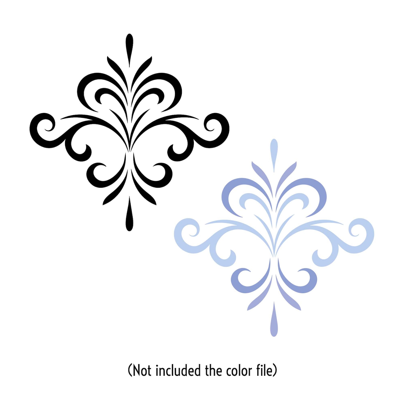 Arabesque Vectors, Minimalist Fine Line Art, Ornamental Floral, Corner ...