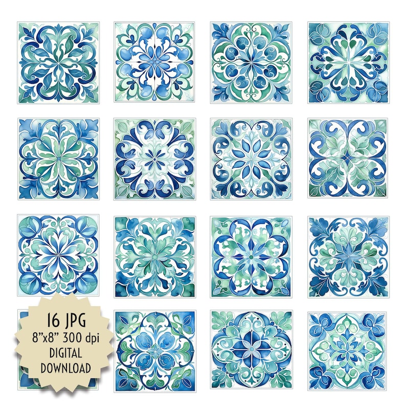 Mandala Tile - Etsy