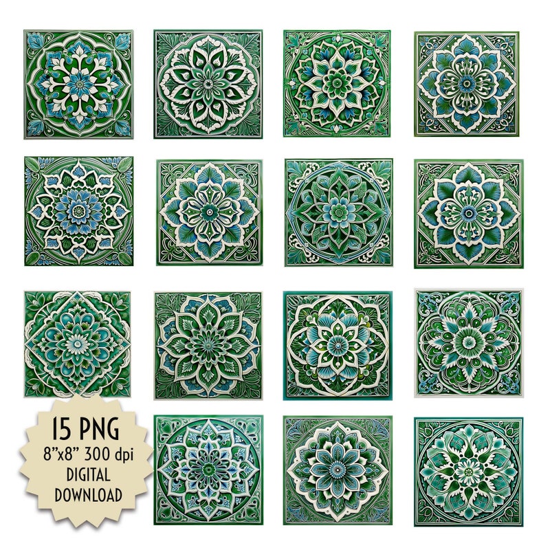 Mosaic Tile Svg - Etsy