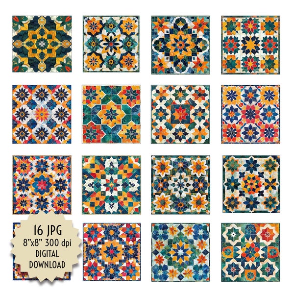 Moroccan Wall Tile - Etsy