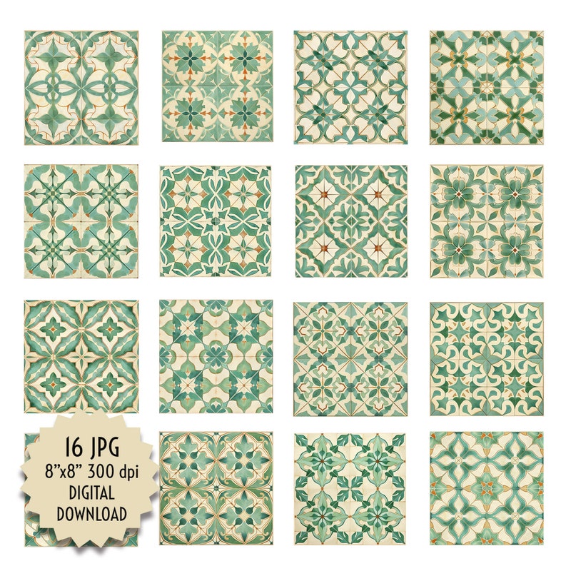 Retro Floor Tiles - Etsy