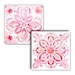 Pink Watercolor Tiles White Background Square Mosaic Decor Wall Craft ...