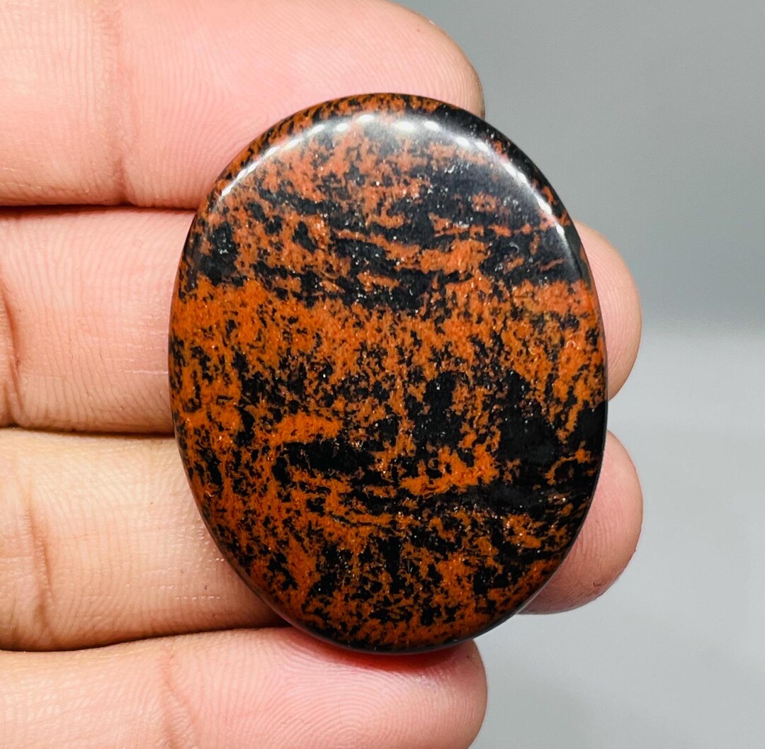 Natural Mahogany Obsidian Gemstone Cabochon High Quality Oval Shaped ...