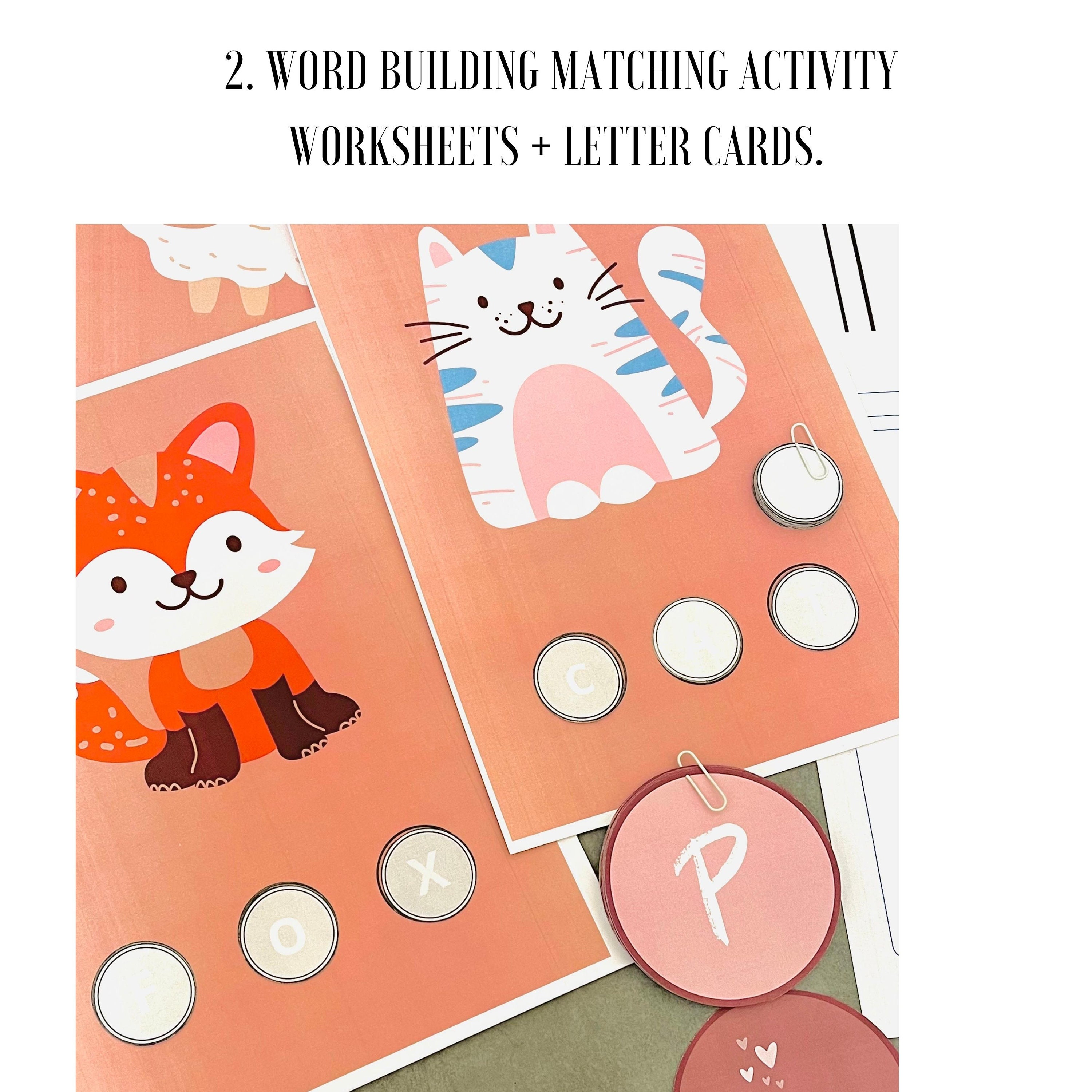 Alphabet Busy Book Letter Sound Activity Book Phonics Practice for ...