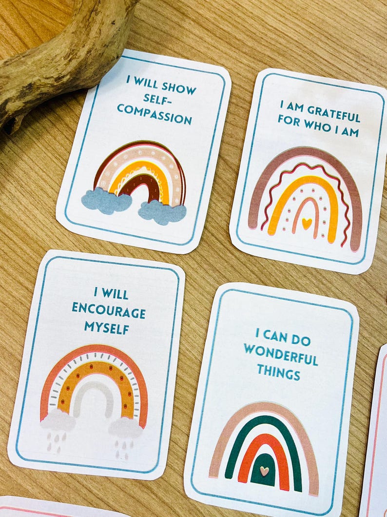 Mindful Affirmations Flashcards: Calming Corner Cards for Kids ...