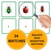 Bugs Magnifying Matching Game, Montessori at Home Using Magnifying ...