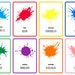 12 Bilingual Spanish English Color Flashcards, Colors in Spanish ...