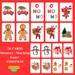 Count and Clip Cards, Christmas Cookies Count and Clip Cards Pdf, Count ...
